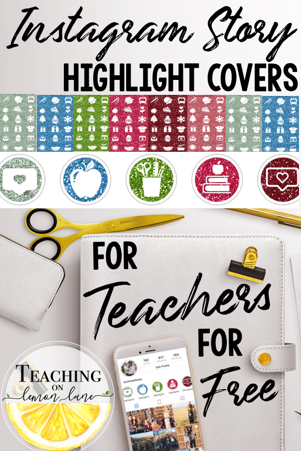 Free Teaching Instagram Highlight Icon Covers