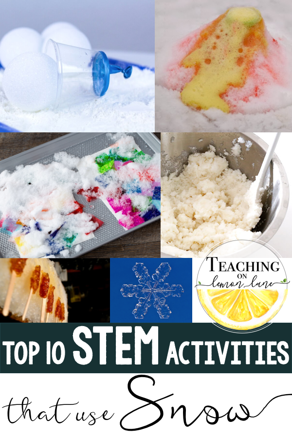 Winter STEM / STEAM Activities Using Snow