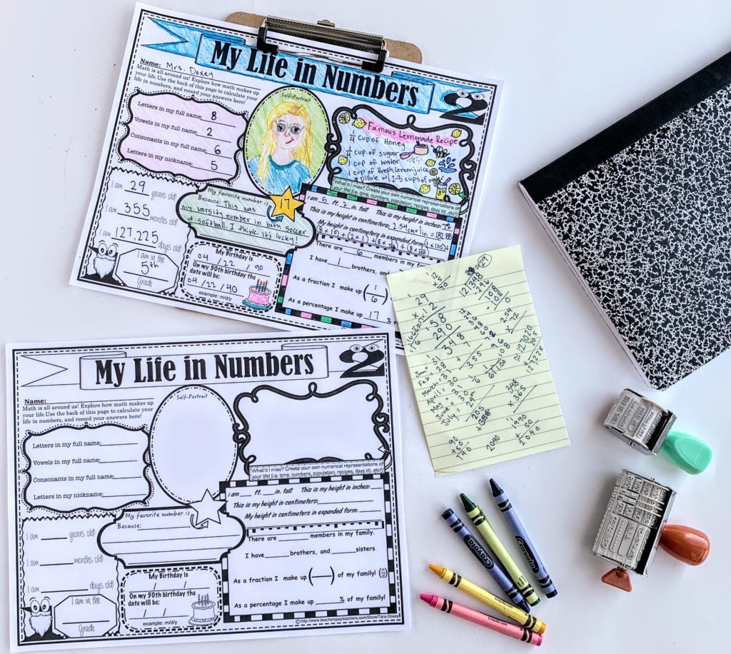 Favorite Activities for the First Day of Math in Middle School, Upper ...