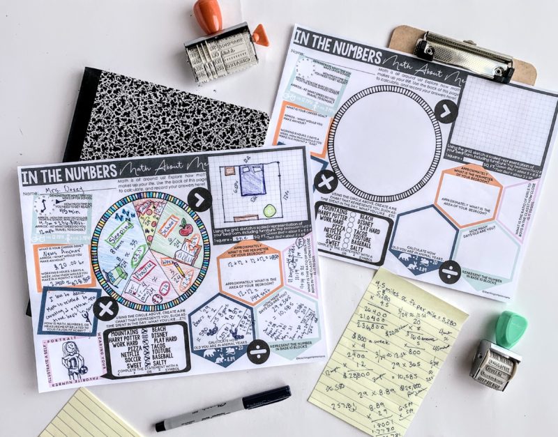 Favorite Activities for the First Day of Math in Middle School, Upper ...