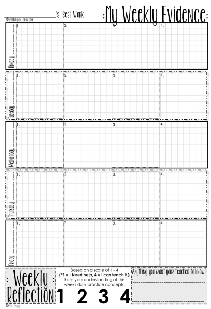 The Student Planner, Daily Math &ELA Workbook Every 5th Grade Teacher Needs