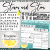 STEM | STEAM Planning and Reflection Sheets for any Challenge
