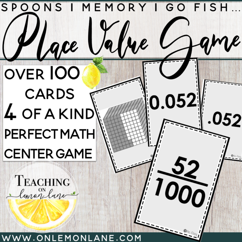 Fun Ideas for Teaching Place Value in 5th Grade, 4th, Middle School …etc!