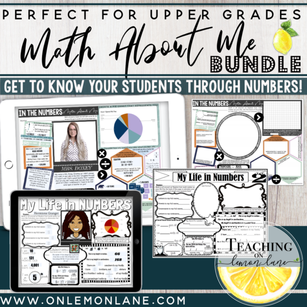 Activities, Assessments, and Ideas for The First Day of Math Class