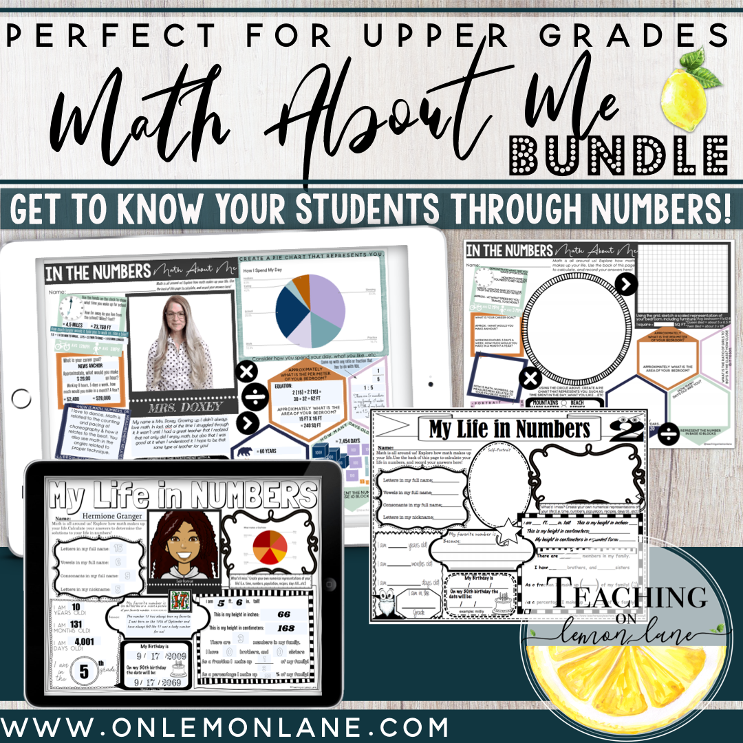 Activities, Assessments, and Ideas for The First Day of Math Class