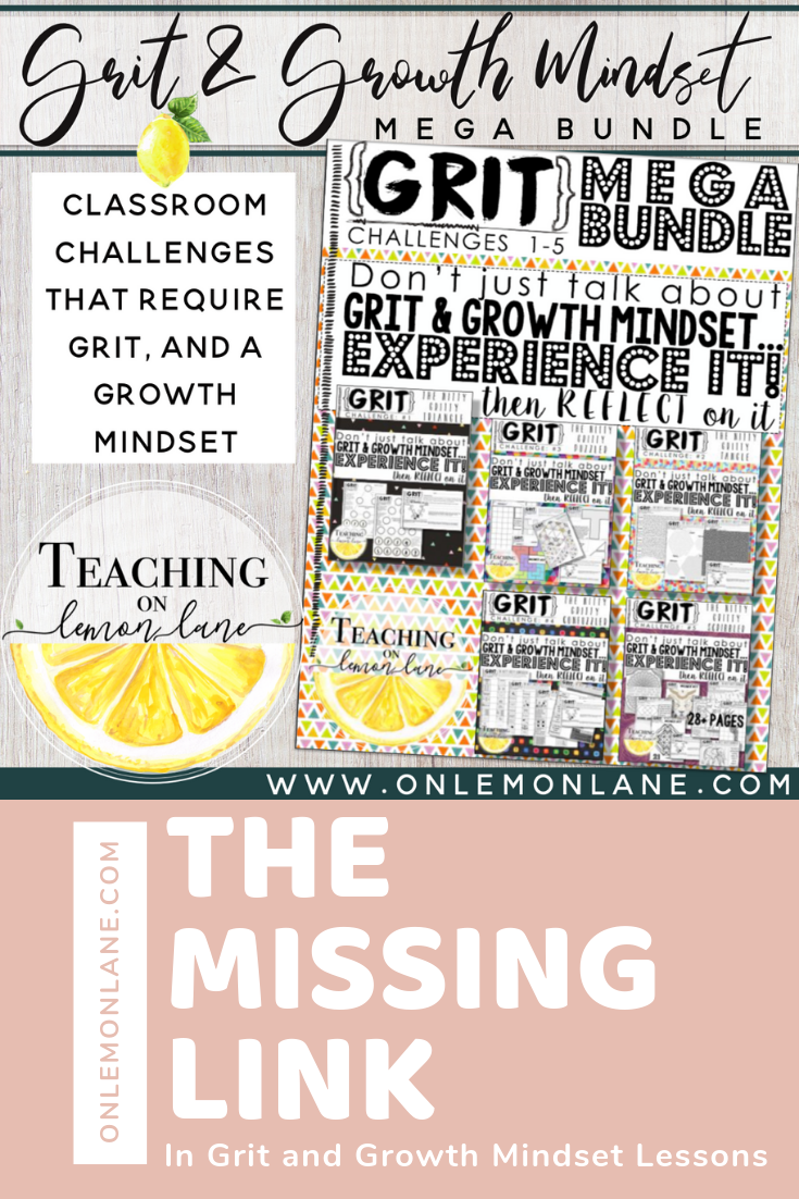 The Missing Link when Teaching GRIT & Growth Mindset in the Classroom