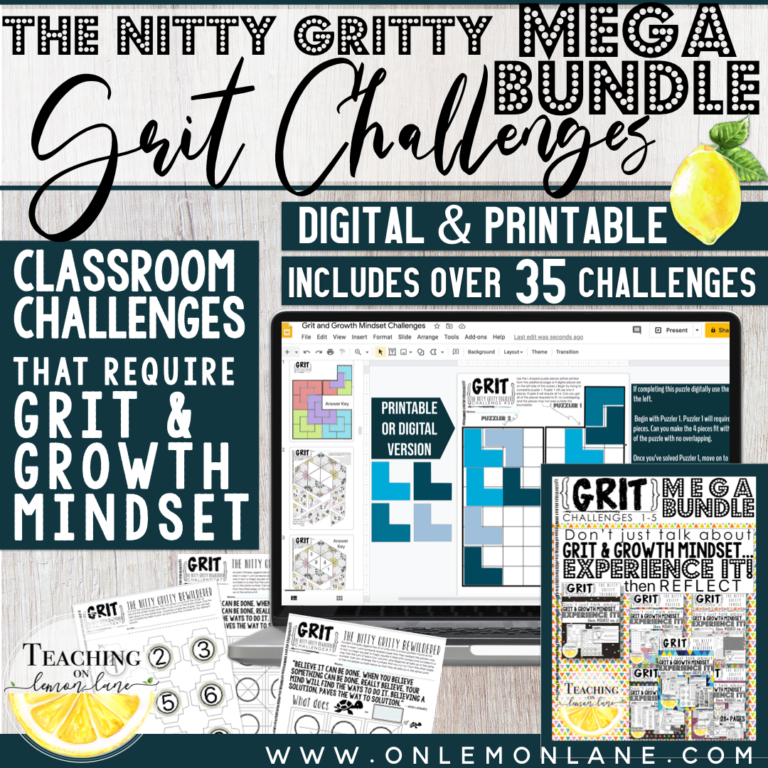The Big Scribb Whole Class Grit & Growth Mindset Challenge