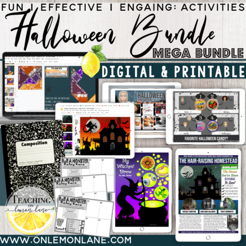 Fun Fall & Halloween Ideas for Middle School, Upper Elementary, & High ...