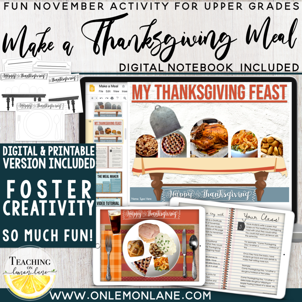 My Favorite Thanksgiving Activities for The Classroom During November ...