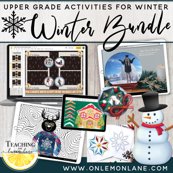 My Favorite Classroom Activities for the Holidays and New Years