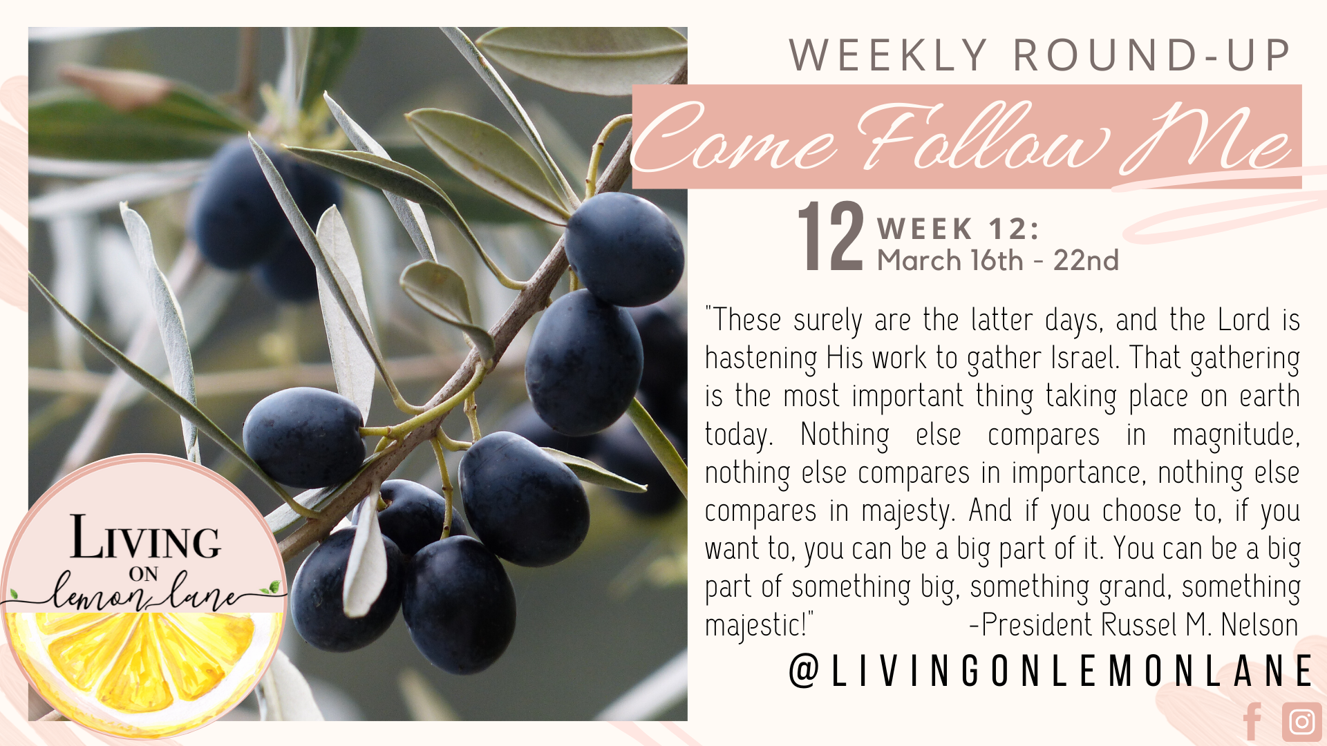 COME FOLLOW ME: BOOK OF MORMON- WEEK 12 TEACHING IDEAS & RESOURCES | Jacob 5 – 7