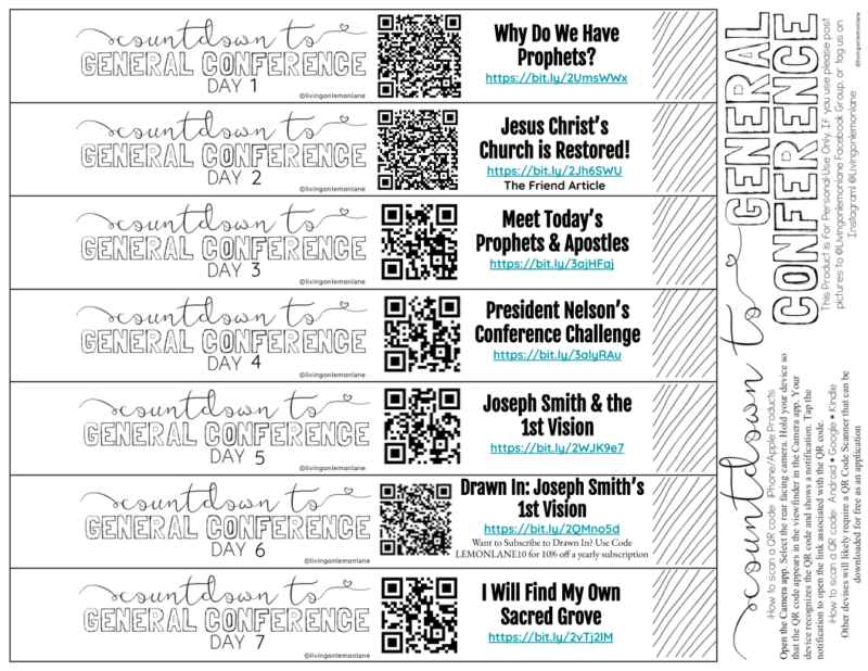 COME FOLLOW ME: WEEKLY TEACHING IDEAS & RESOURCES |Preparing for ...