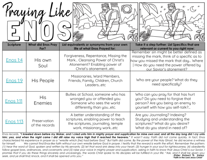 COME FOLLOW ME: BOOK OF MORMON- WEEK 13 TEACHING IDEAS & RESOURCES ...