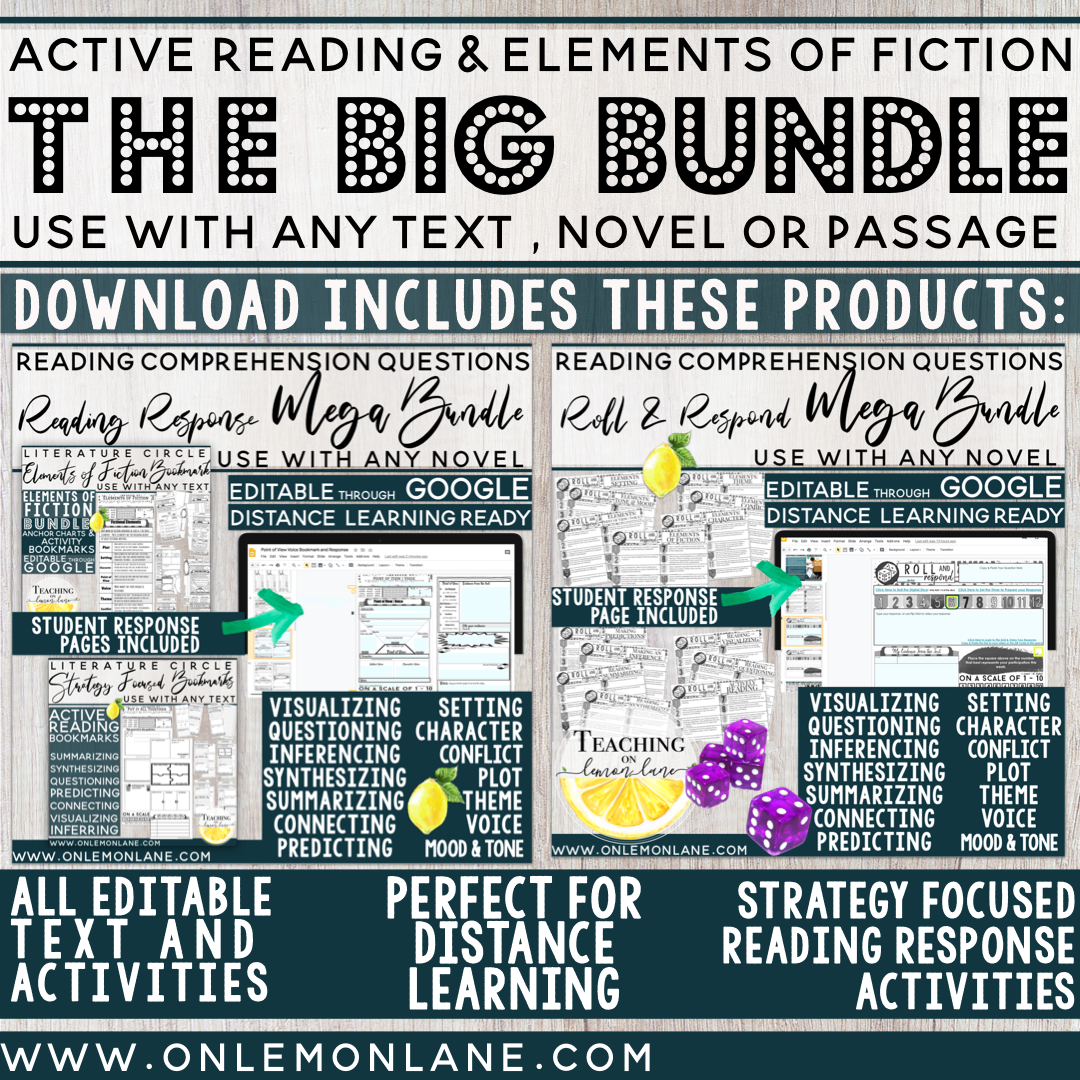 Strategy Focused Digital Reading Responses Perfect for Distance ...
