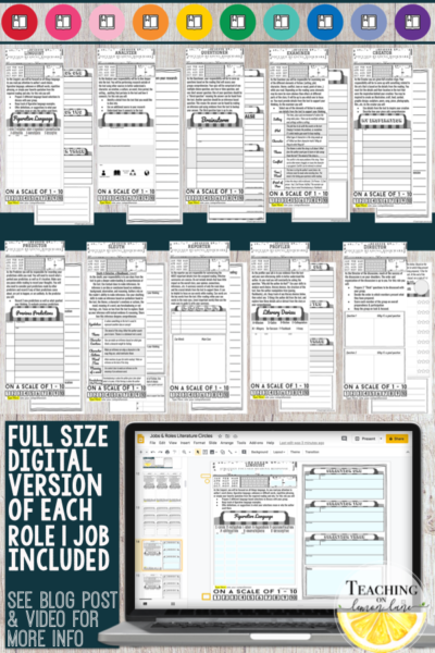 How to Set-Up Literature Circle Roles & Responsibilities | Book Club Jobs