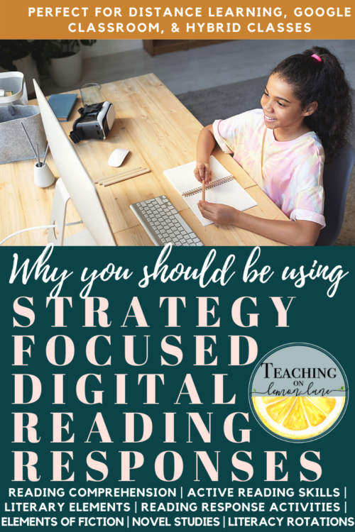 Strategy Focused Digital Reading Responses Perfect for Distance ...