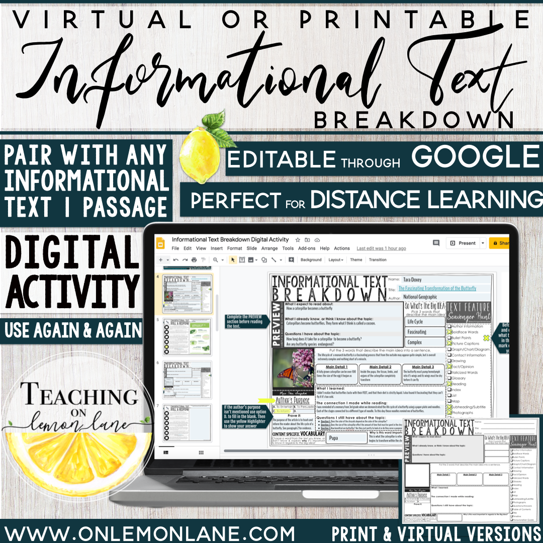 Effective & Fun Ideas for Teaching Informational Text | Non-Fiction