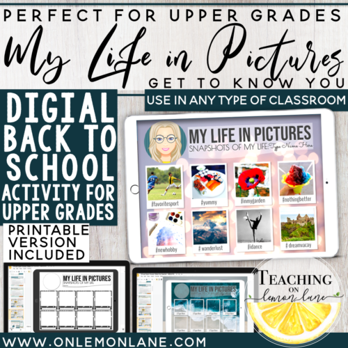 First Week of School Activities Middle School, Upper Elementary, & High ...