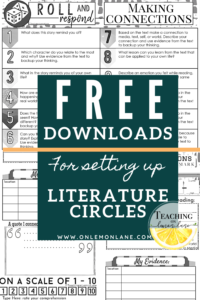 How to Set Up Literature Circles in the Upper Grade Classroom
