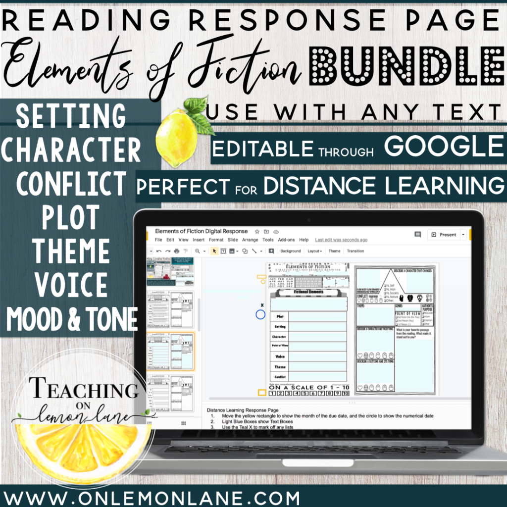 Strategy Focused Digital Reading Responses Perfect for Distance ...