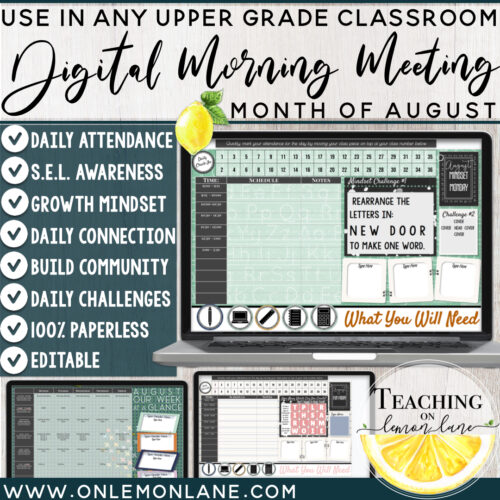 The Digital Morning Meeting Your Classroom Needs