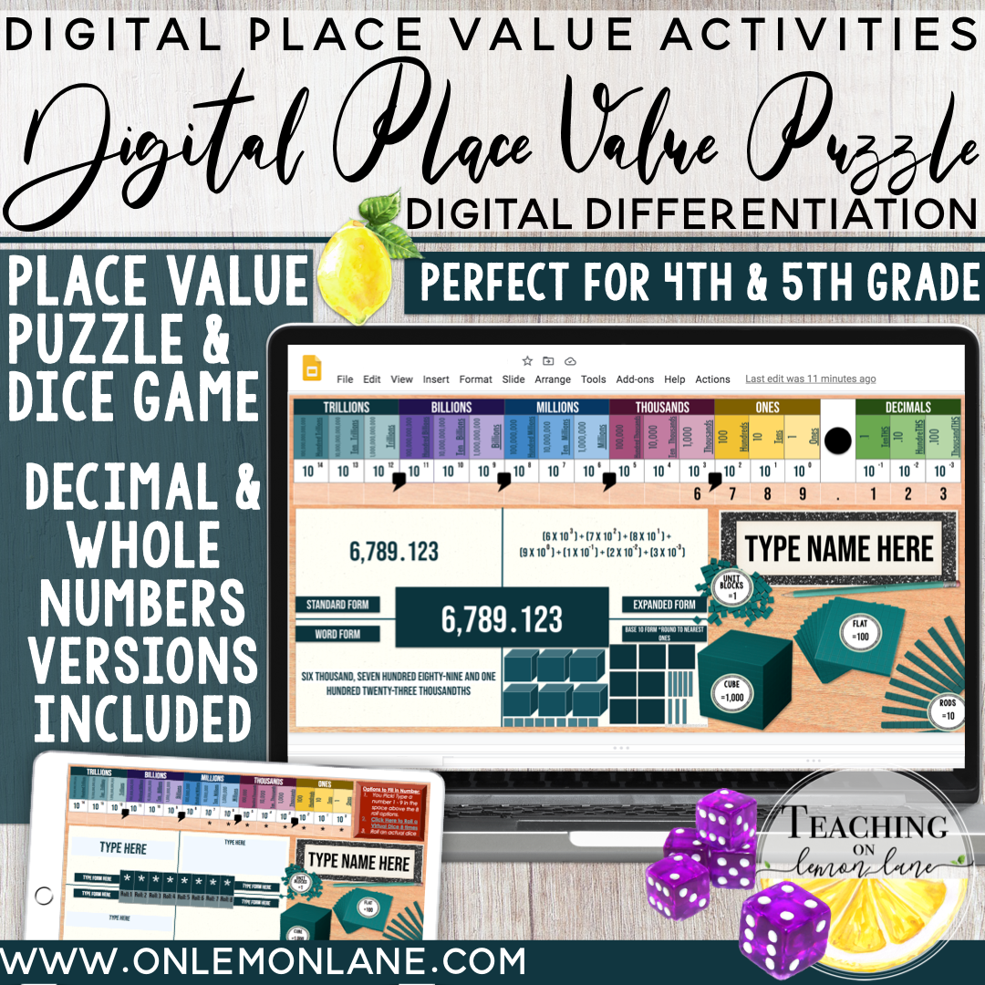 My Favorite Activities for Effectively Teaching Place Value