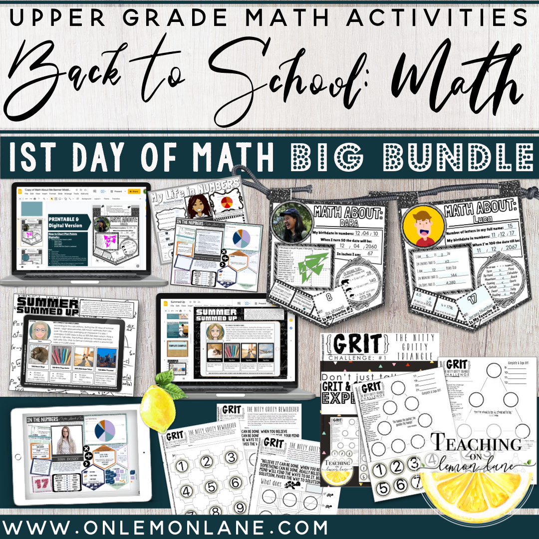 My Favorite Activities For The First Week Of Math Class FREEBIES On My Favorite Activities For The First Week Of Math Class FREEBIES On