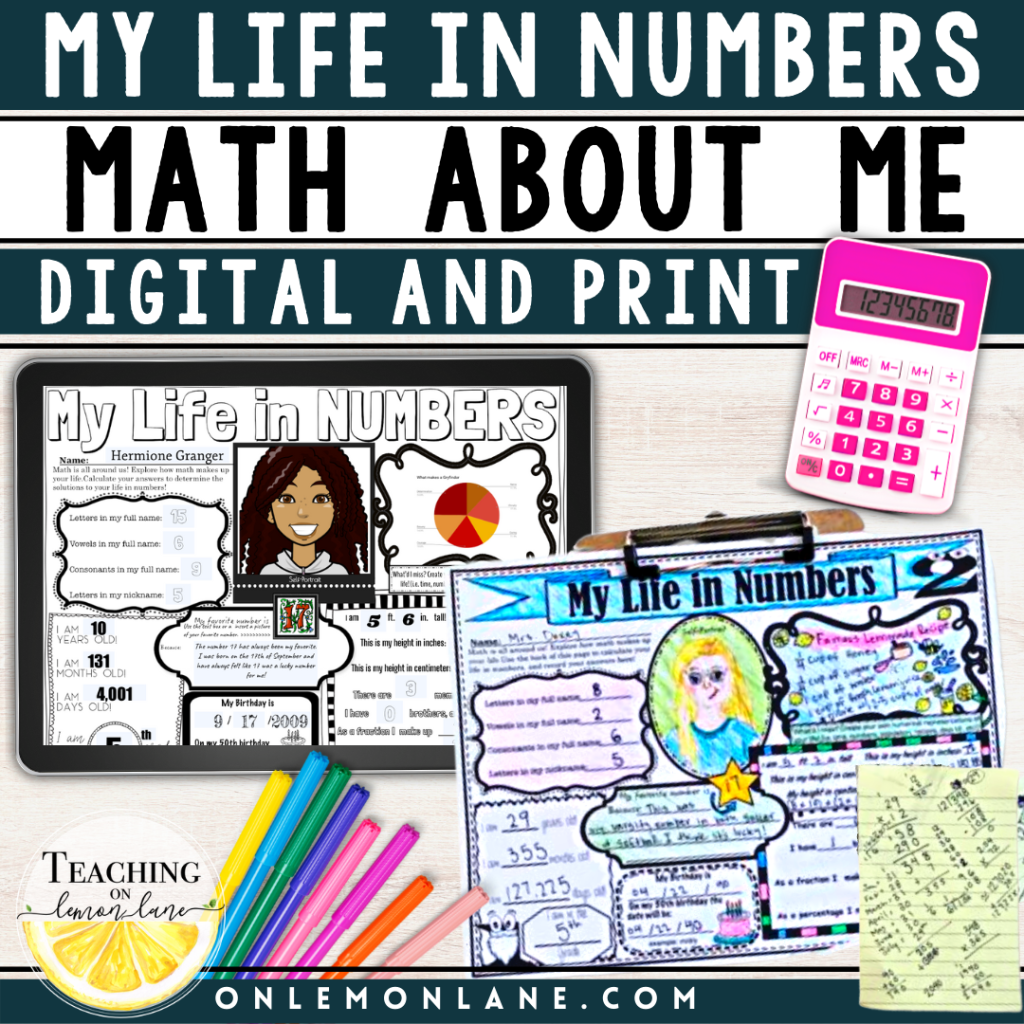 MY LIFE IN NUMBERS 1